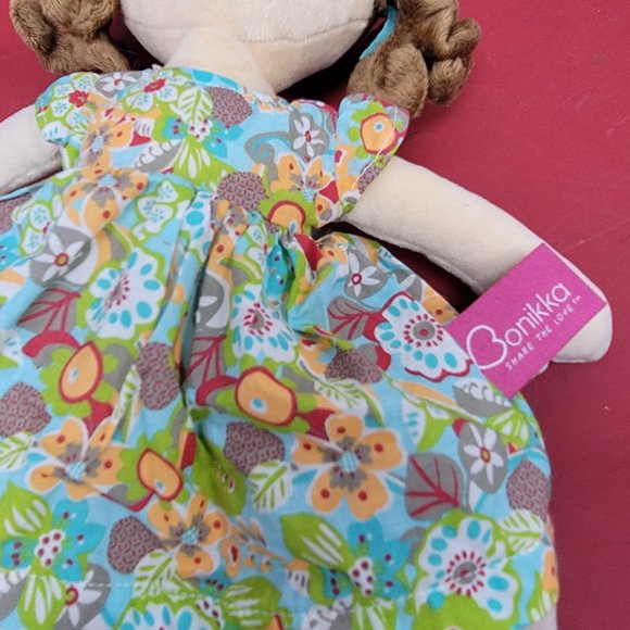 Tikiri | Toys | Bonikka Doll Soft Fabric Plush Rag Doll Brown Hair ...